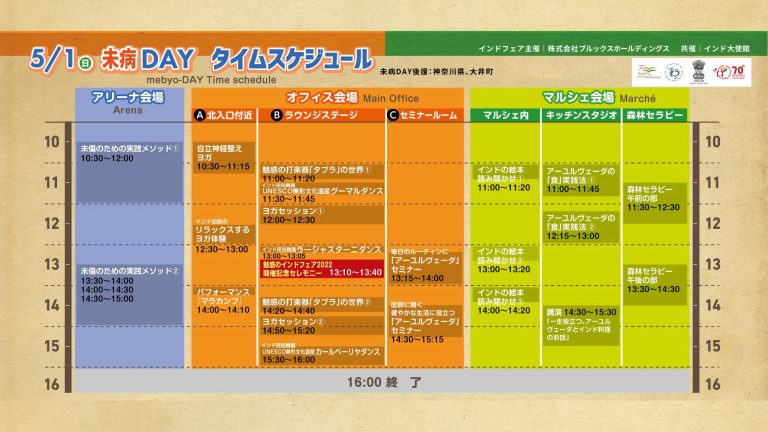 time-schedule | BIOTOPIA